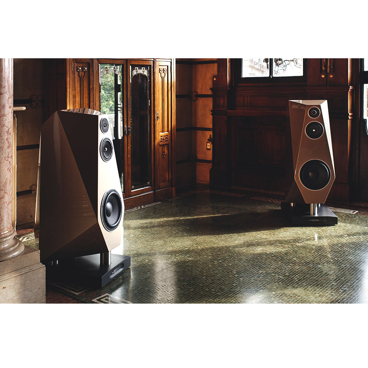 Diapason Dynamis Top End Floor Standing Speakers 1 Pair (Handmade in I ...